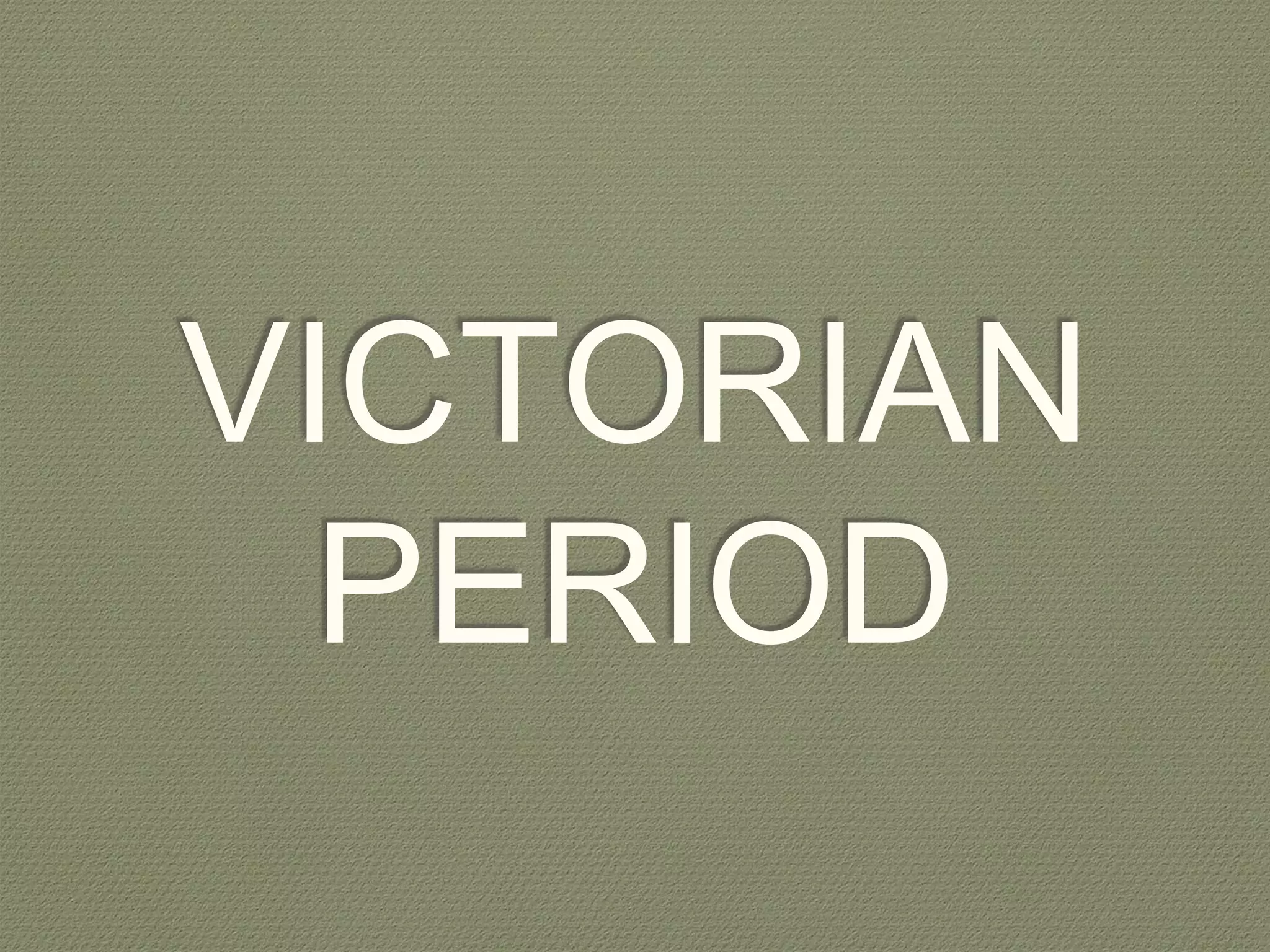 English victorian | PPTX