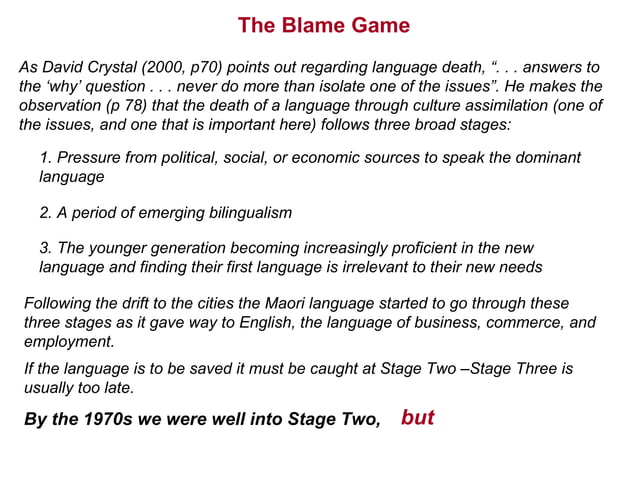 English - Language Killer? | PPT