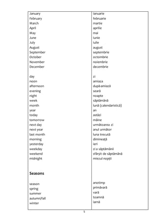 English vocabulary | DOCX