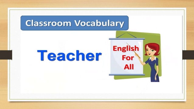 English vocabulary | PPTX