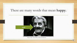 Daily English Vocabulary - Happy | PPT