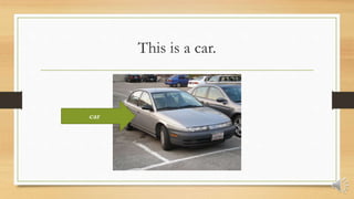 Daily English vocabulary - In the Car | PPTX
