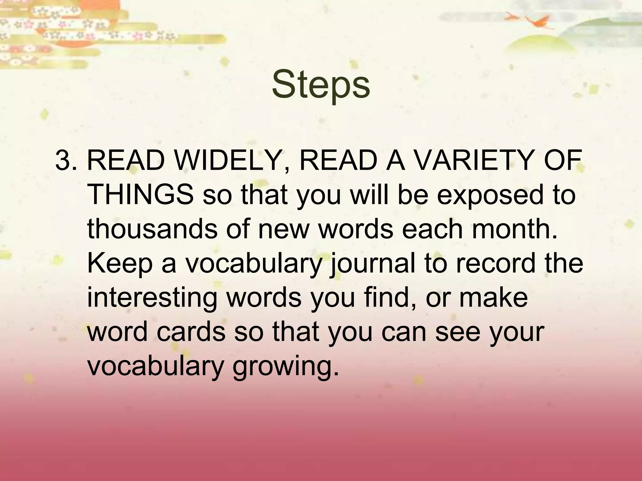 English vocabulary 1 | PPT