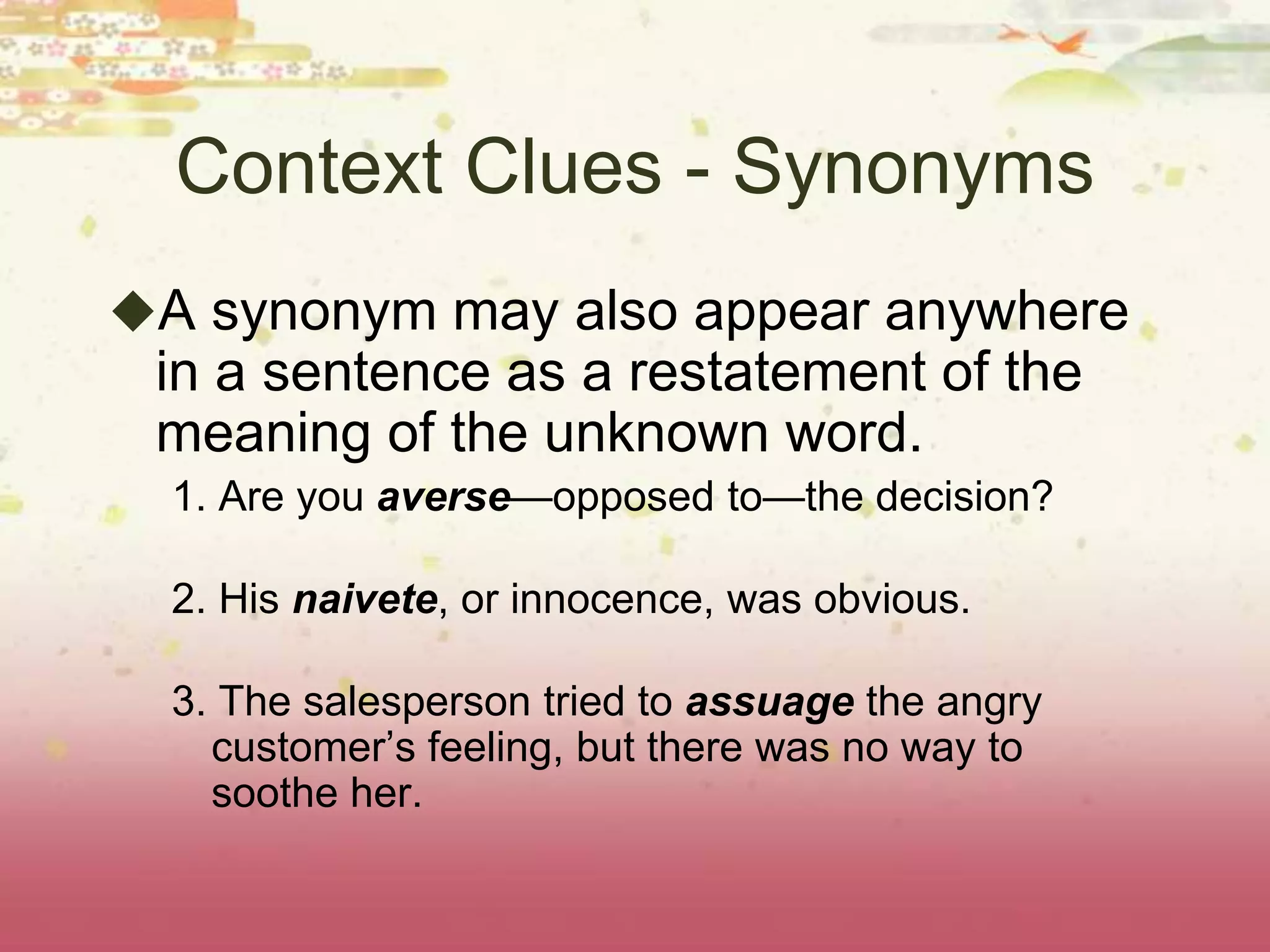 English vocabulary 1 | PPT