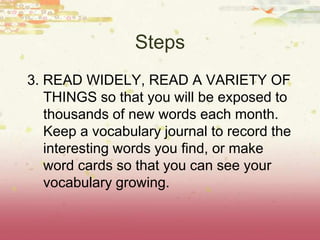 English vocabulary 1 | PPT