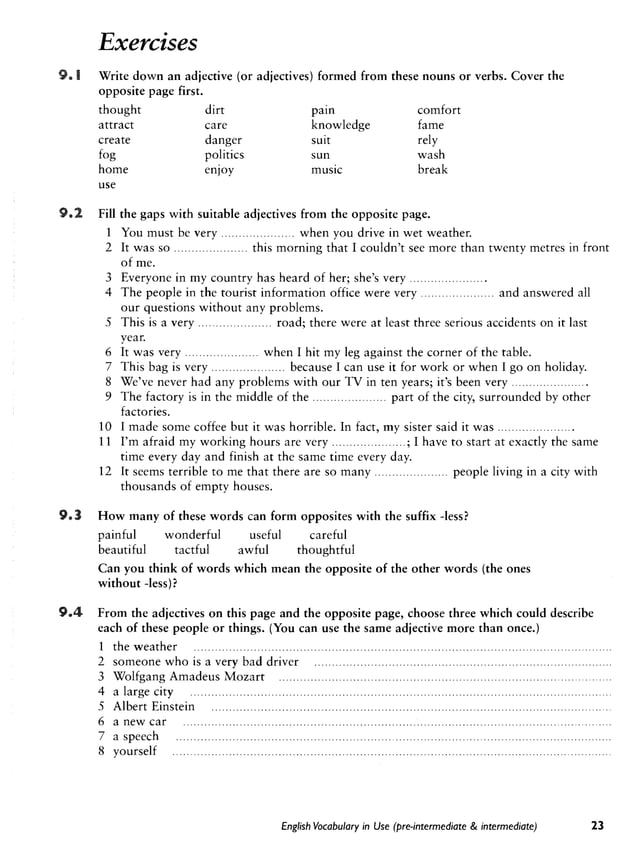 English vocabulary in use preintermediate - (grammar) | PDF