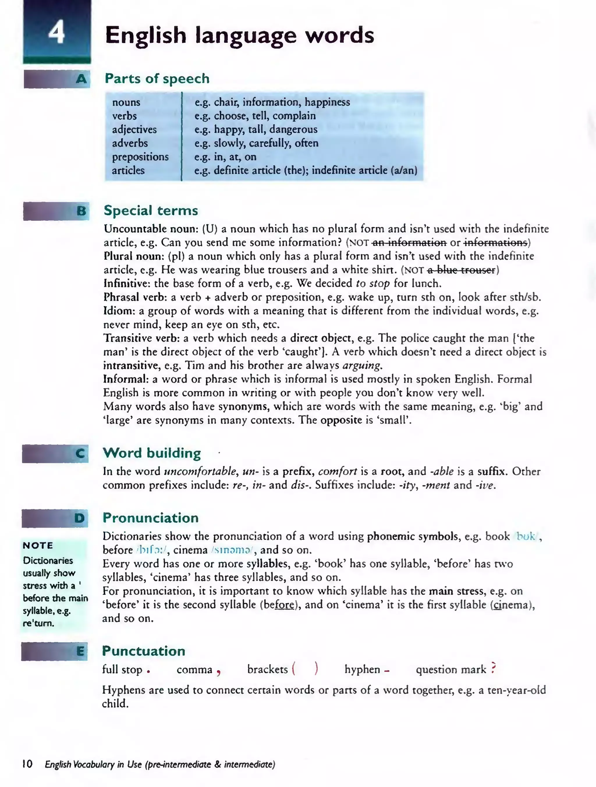 English vocabulary in use (pre intermediate & intermediate) | PDF
