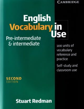 English vocabulary in use (pre intermediate & intermediate) | PDF
