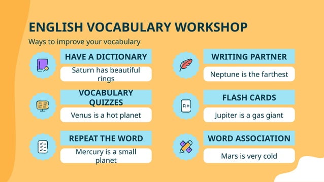 English Vocabulary Workshop Infographics by Slidesgo.pptx