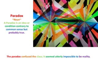 Paradox and Posthumous by Lenore | PPTX