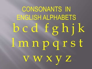 English vowels | PPTX