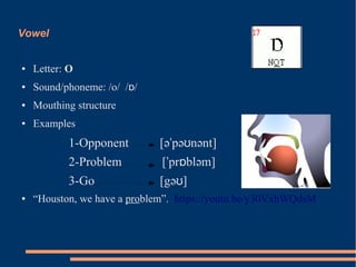 English Vowels and Consonants | ODP