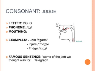 English vowels and consonants | PPTX
