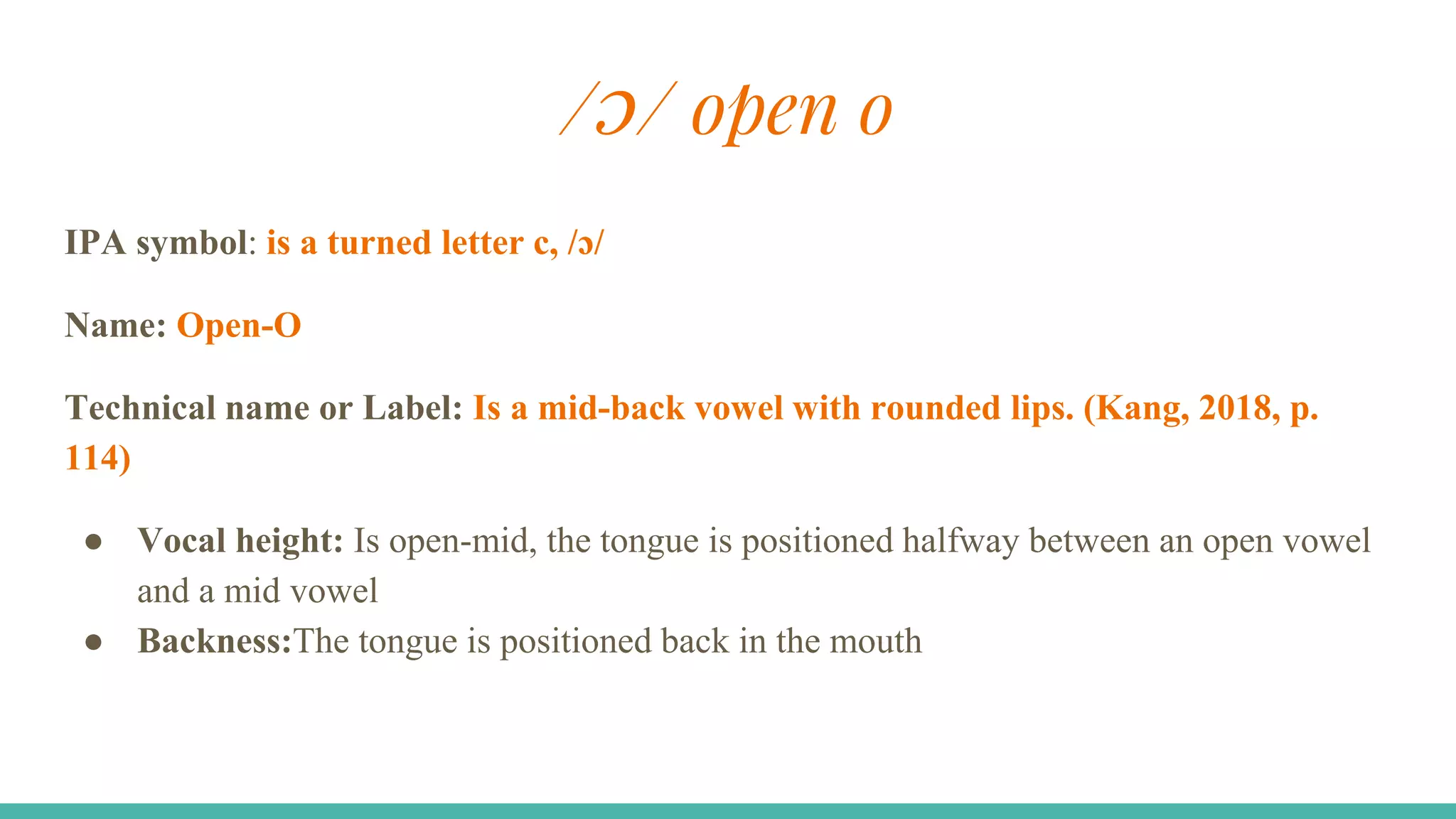 English vowels a script a and _o_ lowercase o | PPTX
