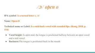 English vowels a script a and _o_ lowercase o | PPTX