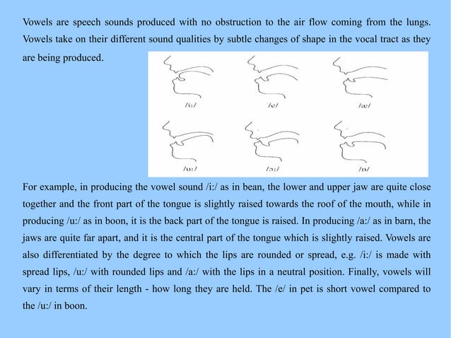 English vowel system | PPT