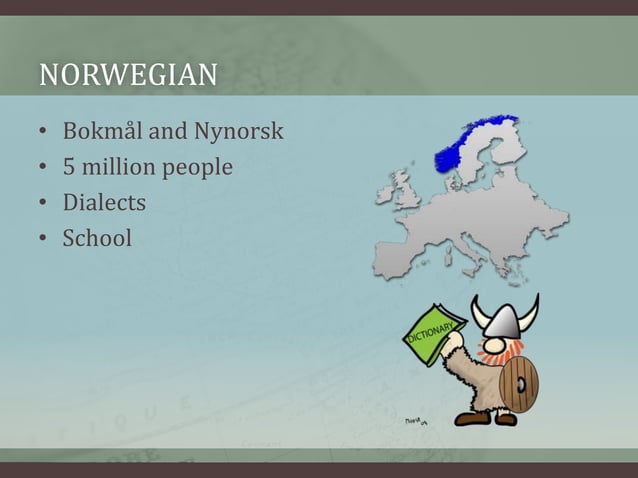 English vs norwegian | PPT