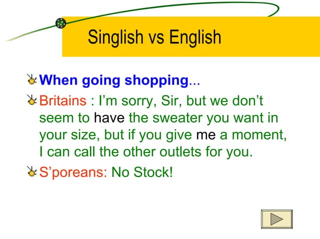 English vs Singlish (Britain vs Singaporean) | PPS