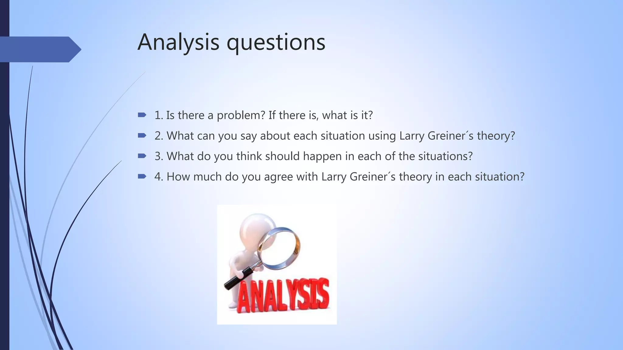 English tutorial work: Discussing Greiner´s organisational growth ...
