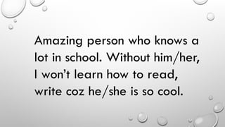 English Grade 2 Lesson Week 4 Lesson Guide | PPT