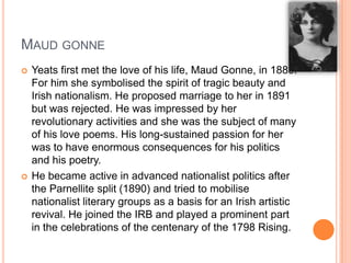 English christmas project- wb yeats powerpoint | PPT