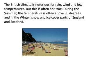 English weather | PPTX | Weather | Science