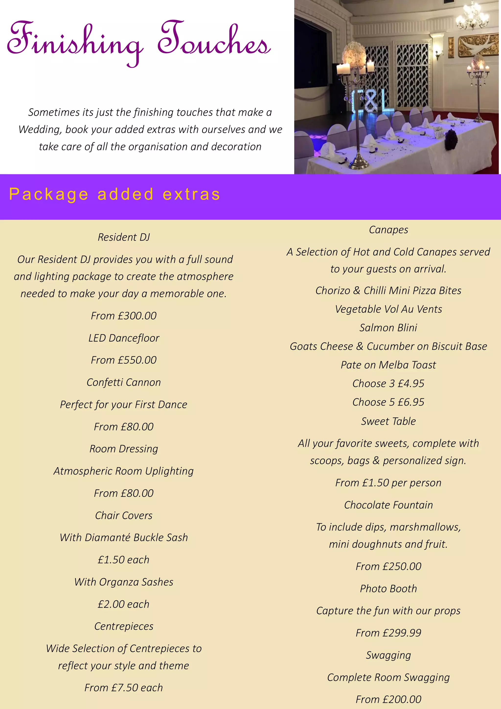 English wedding brochure (1) | PDF