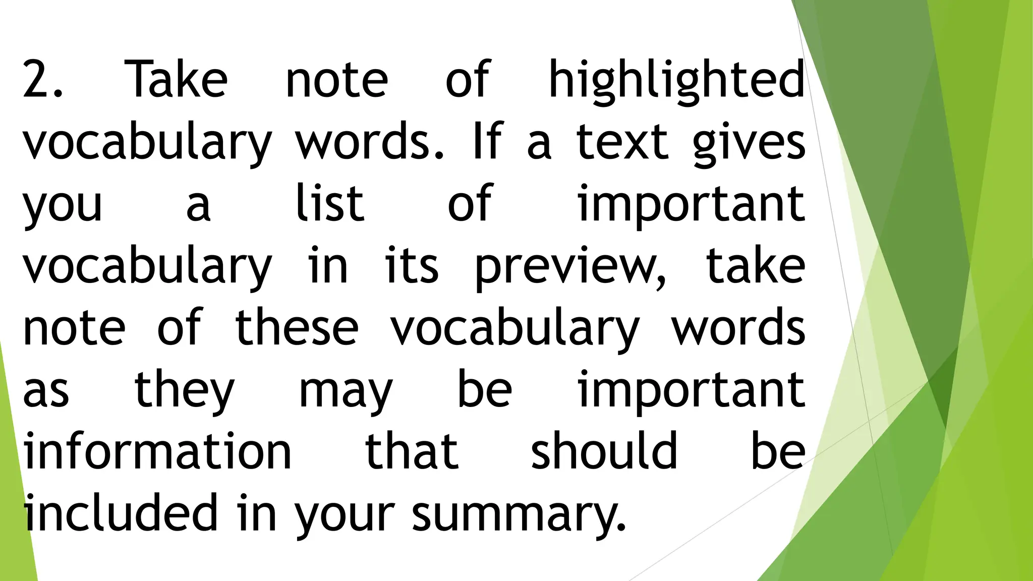 Restating Sentences and Summarizing Information from Various Text types ...