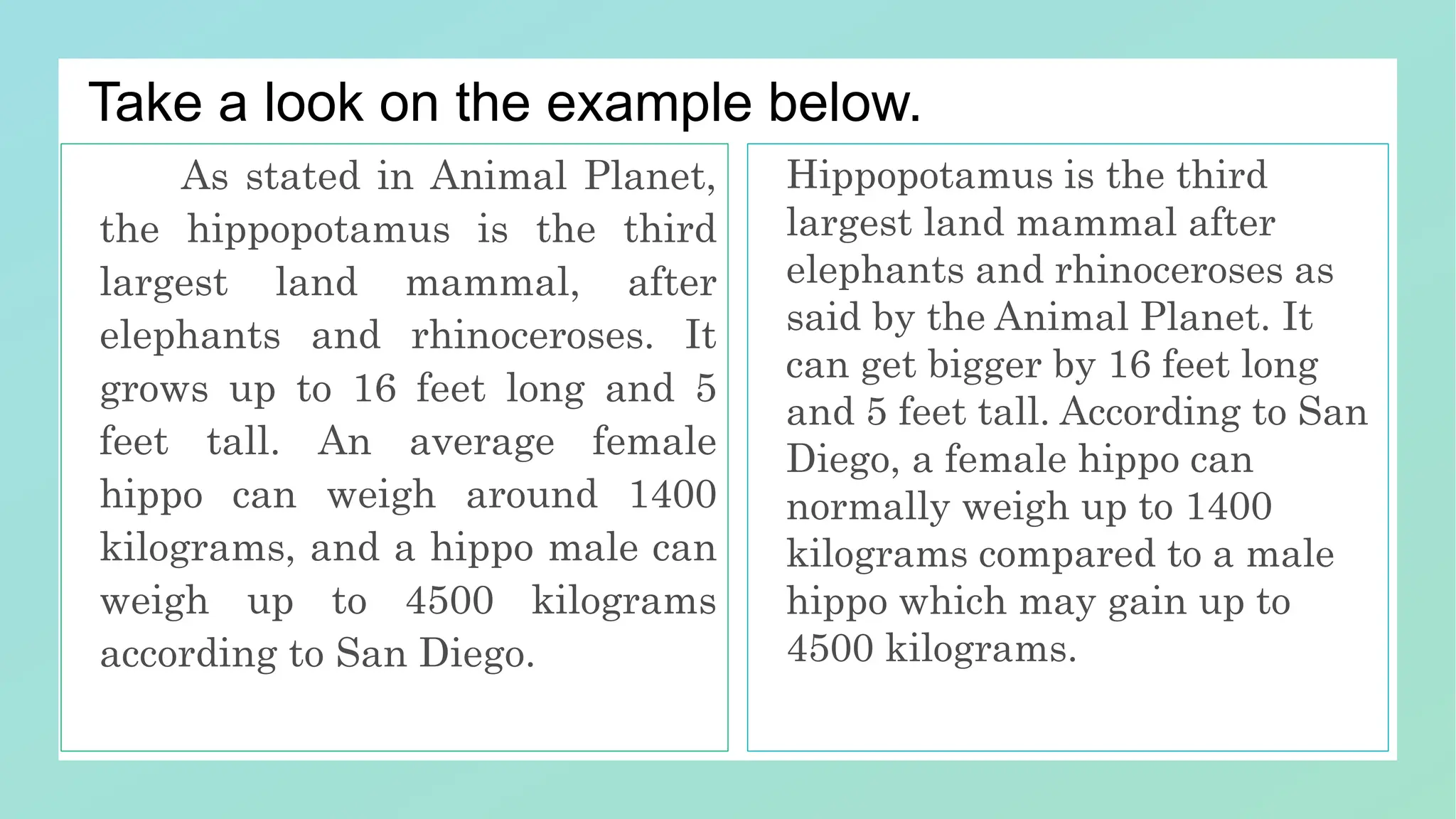 Restating Sentences and Summarizing Information from Various Text types ...