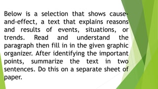 Restating Sentences and Summarizing Information from Various Text types ...