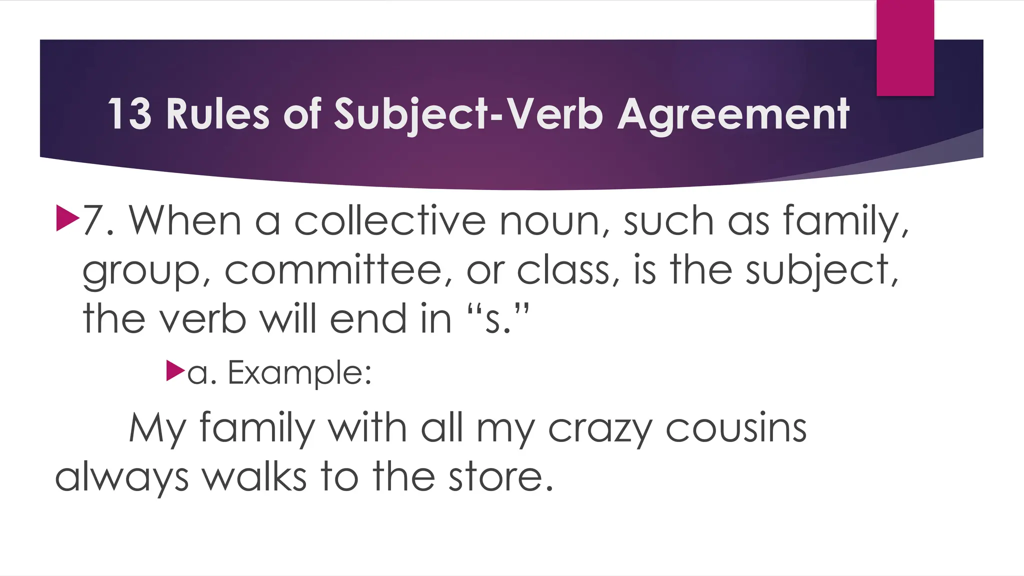 english wk2-subject verb agreement rules.pptx