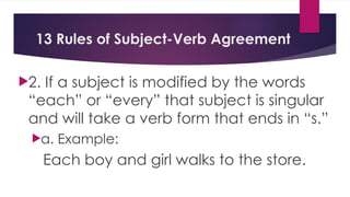 english wk2-subject verb agreement rules.pptx