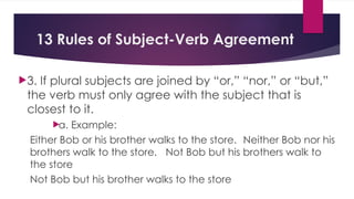 english wk2-subject verb agreement rules.pptx