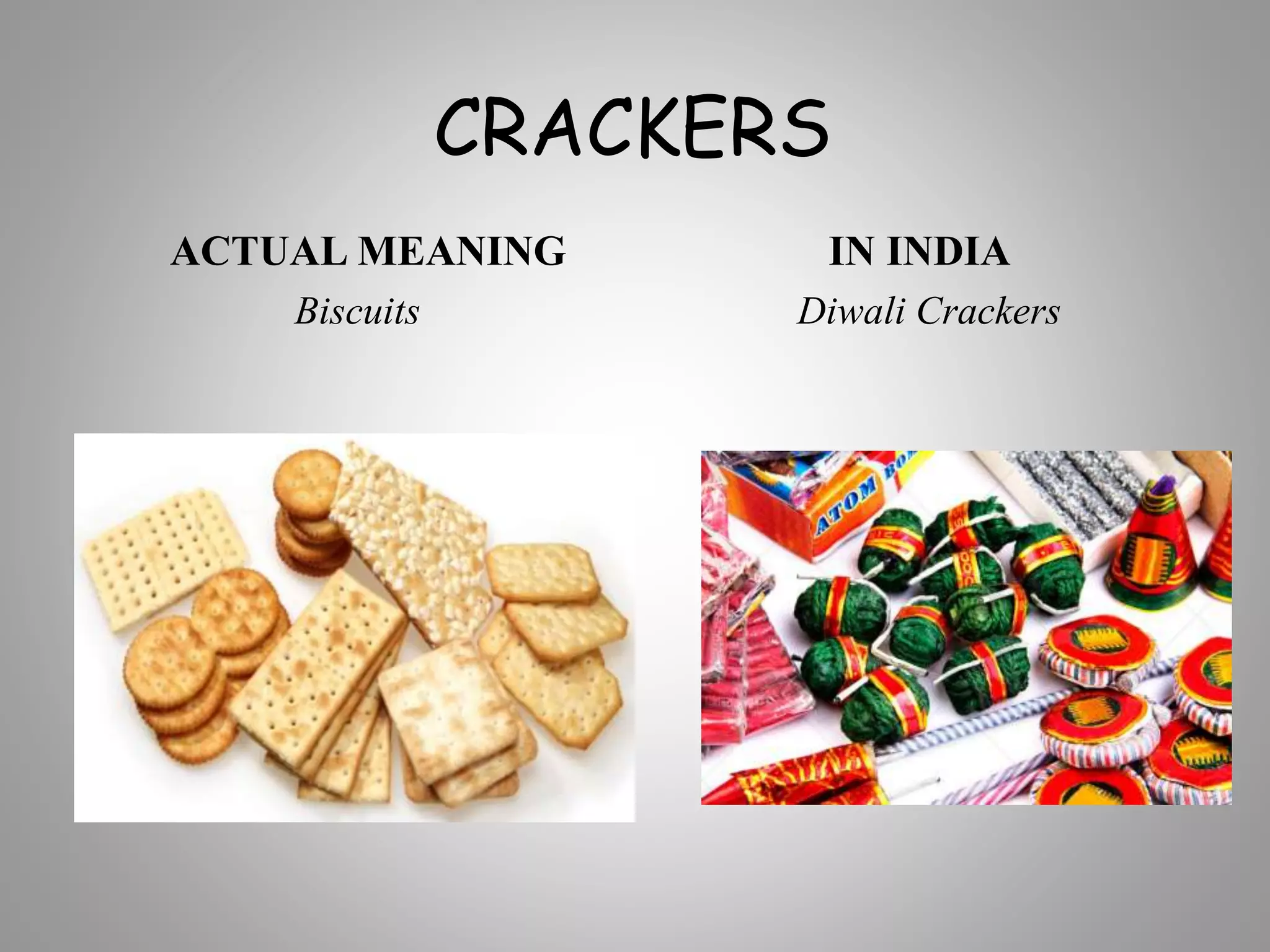 English words having a completely different meaning in india | PPT