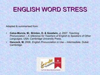 English word stress | PPT
