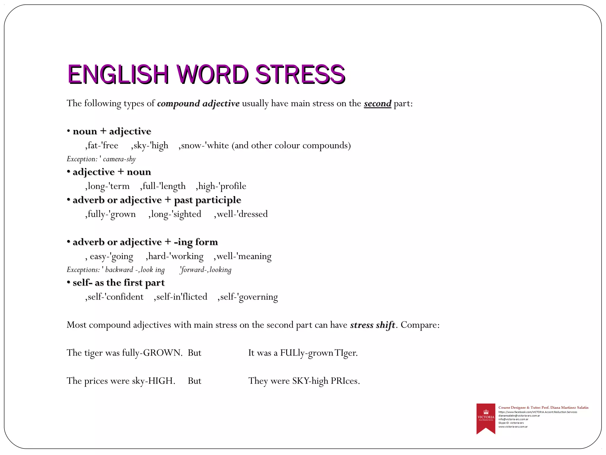 English word stress | PPT | Genealogy and Ancestry | Hobbies & Interests