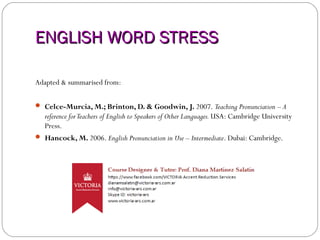 English word stress | PPT