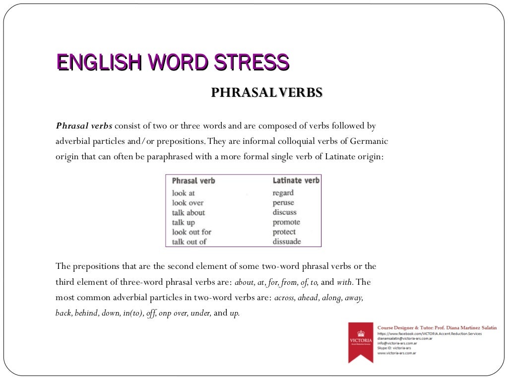 English word stress