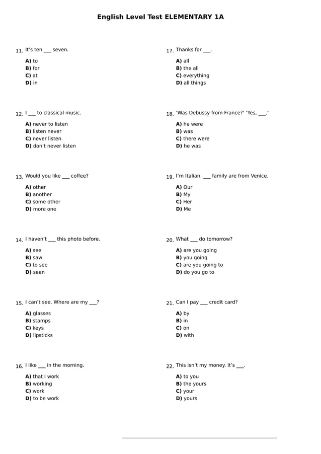 English Worksheet 01.pdf | Food & Drink