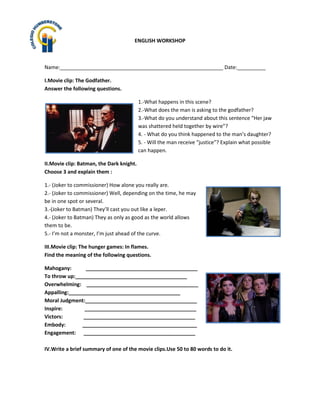 English workshop | PDF