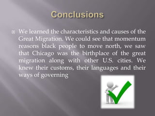 English work, the great migration. | PPT