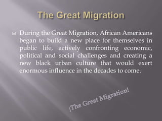 English work, the great migration. | PPT