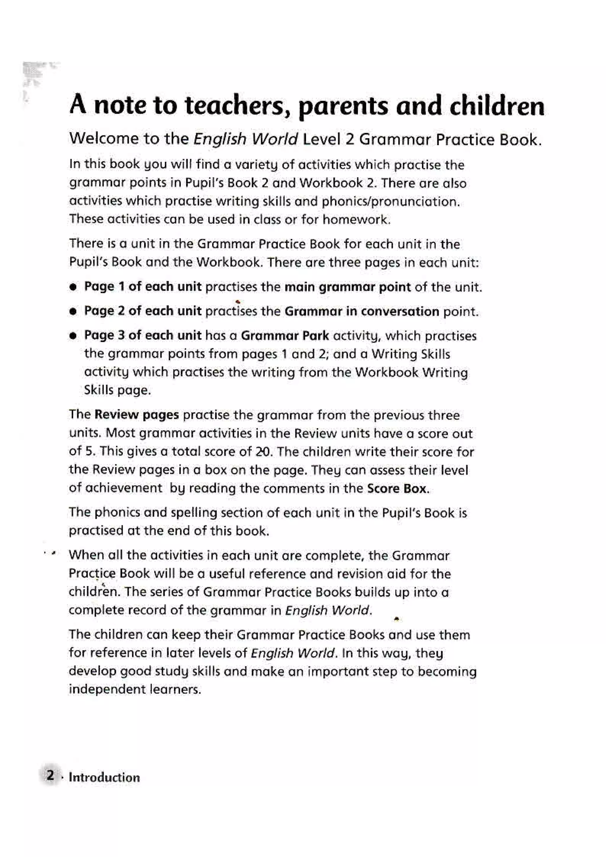 English world 2_grammar_practice_book | PDF