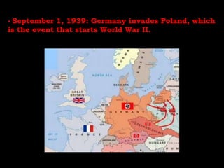 English WW2 Slide Show Presentation | PPTX