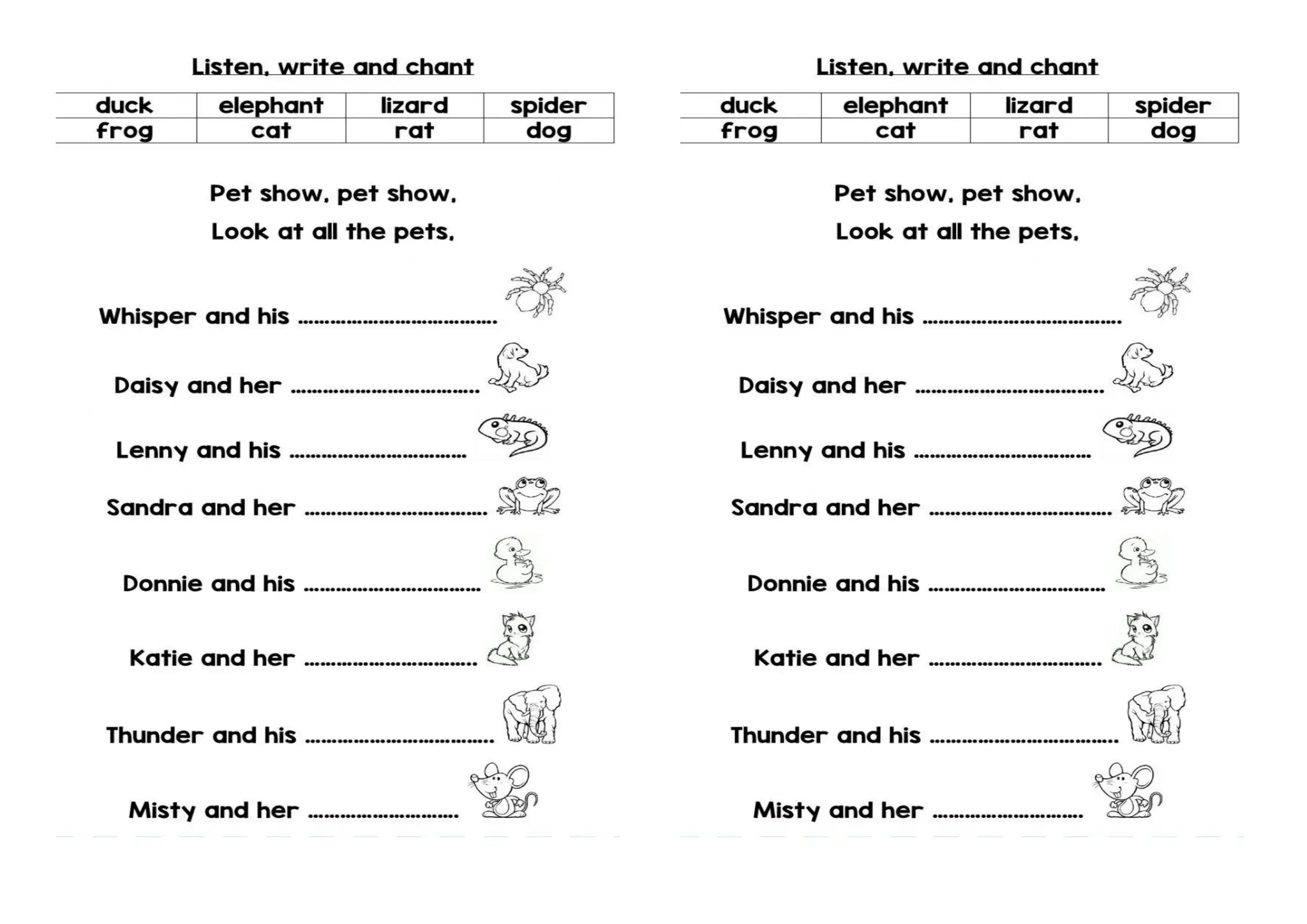 ENGLISH YEAR 1 WORKSHEET FOR PRIMARY SCHOOL STUDENTS | DOCX