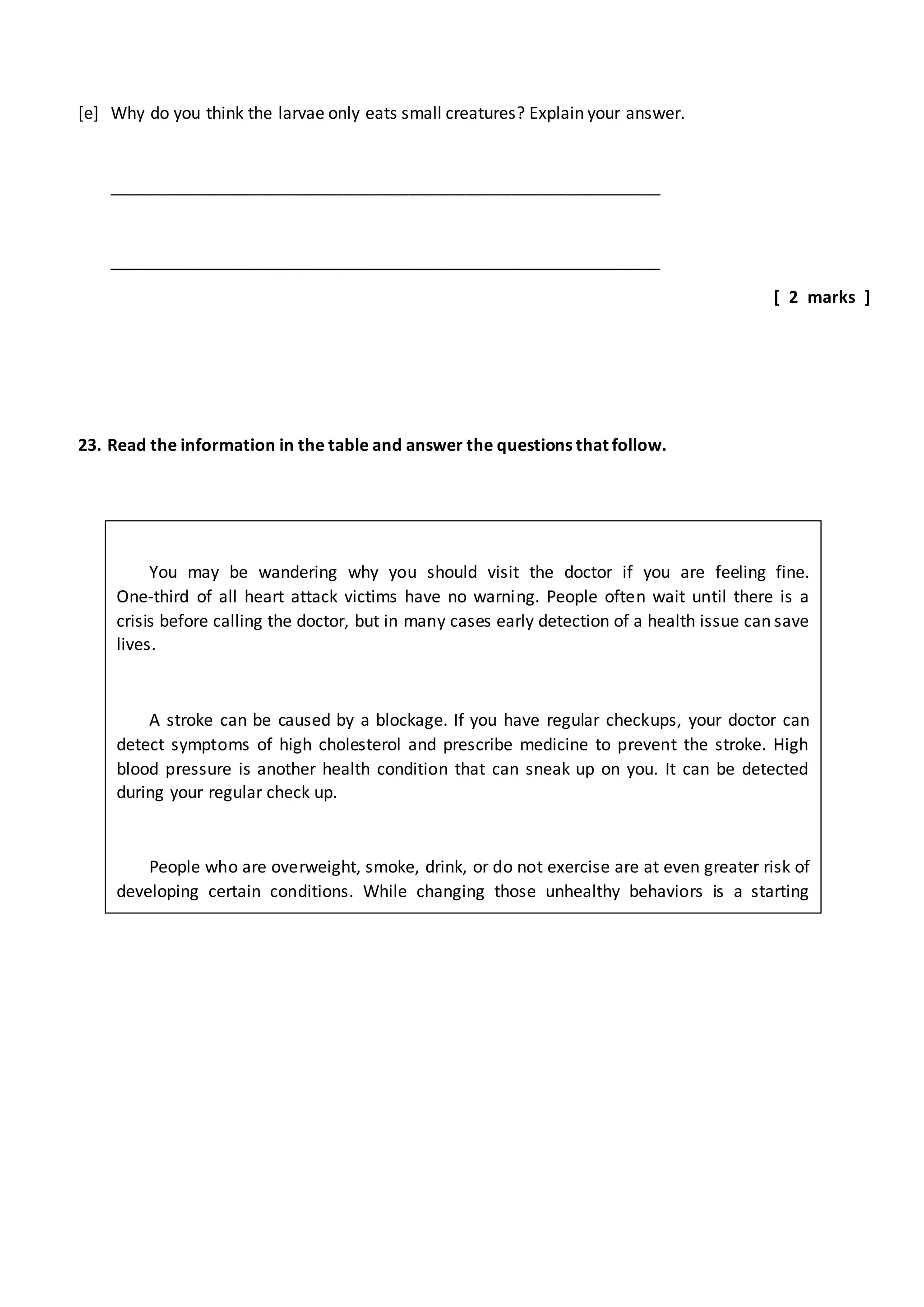 English year 4 paper i | PDF