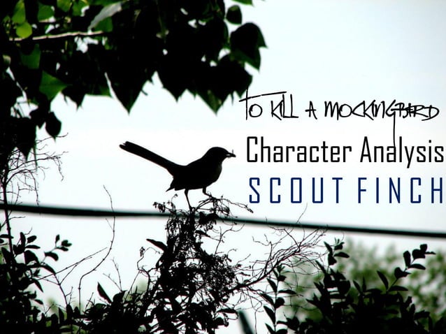 English Literature - Character Analysis - To Kill a Mockingbird - Scout ...