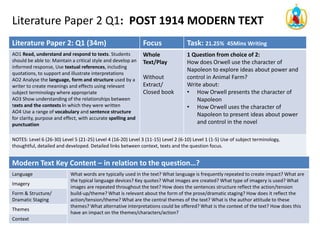 English Literature Paper 1 and Paper 2 | PPTX