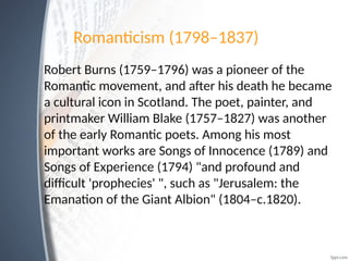 Overview of the Development of English Literature | PPTX