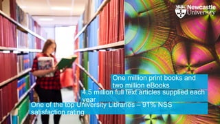 English Literature MA: overview of library resources and services | PPTX